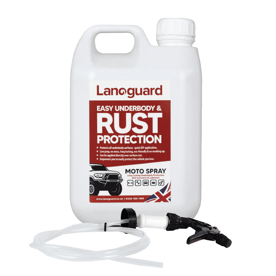 Lanoguard Moto Spray Top Up - Underbody Rust Protection Spray